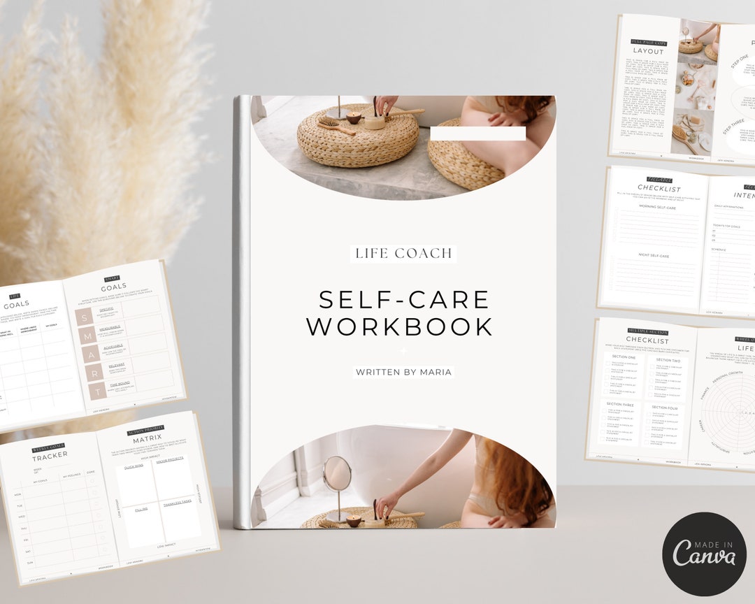 Life Coach, Minimal Self Care Workbook, Coach Self-care Workbook ...