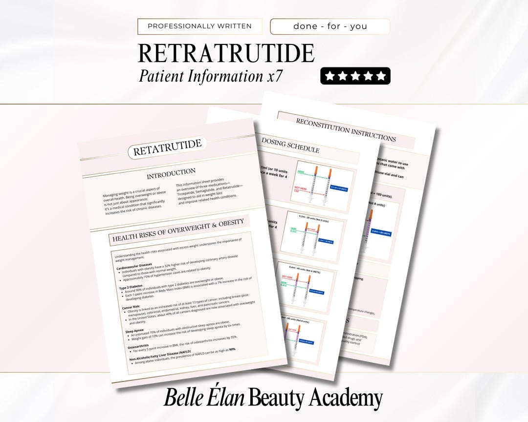 Retatrutide Patient Guide: Medspa Dosage & Reconstitution (canva ...