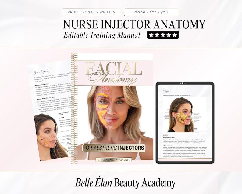 Facial Anatomy Injection Training Manual: Aesthetics Injector Guide ...