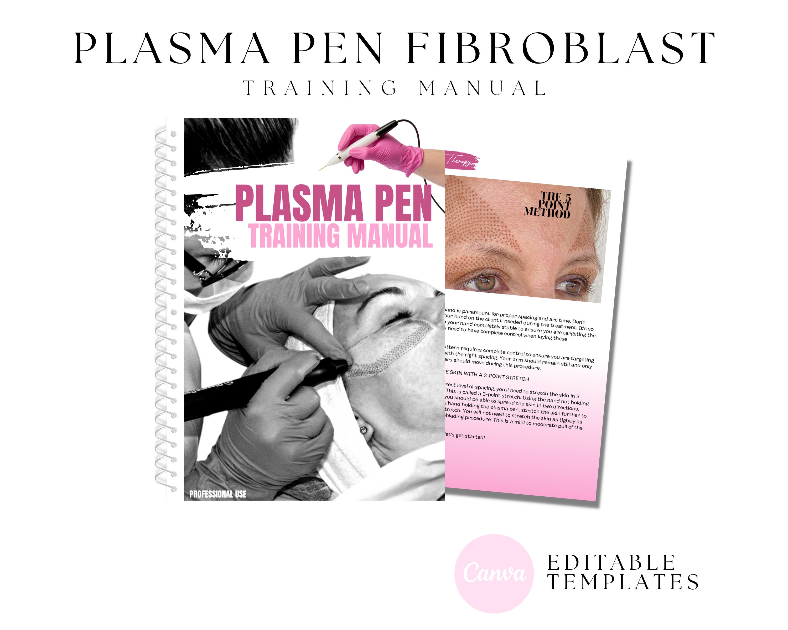 Fibroblast Manual, Plasma Pen Manual, Training Course, Training Manual ...