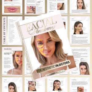 Facial Anatomy Injection Training Manual: Aesthetics Injector Guide ...