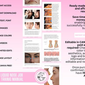 Liquid Nose Job Training Manual, Non Surgical Nose Job, Liquid ...