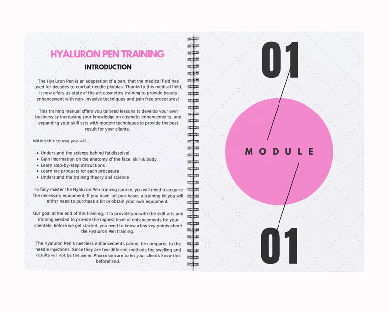 Hyaluron Pen Fat Dissolve Training Manual: Mesotherapy Guide (editable ...