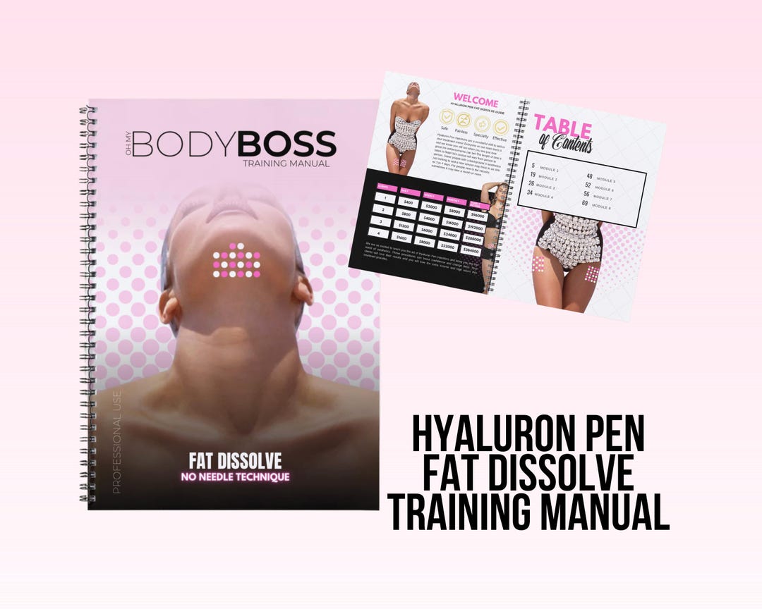 Hyaluron Pen Fat Dissolve Training Manual: Mesotherapy Guide (editable in Canva) - Etsy