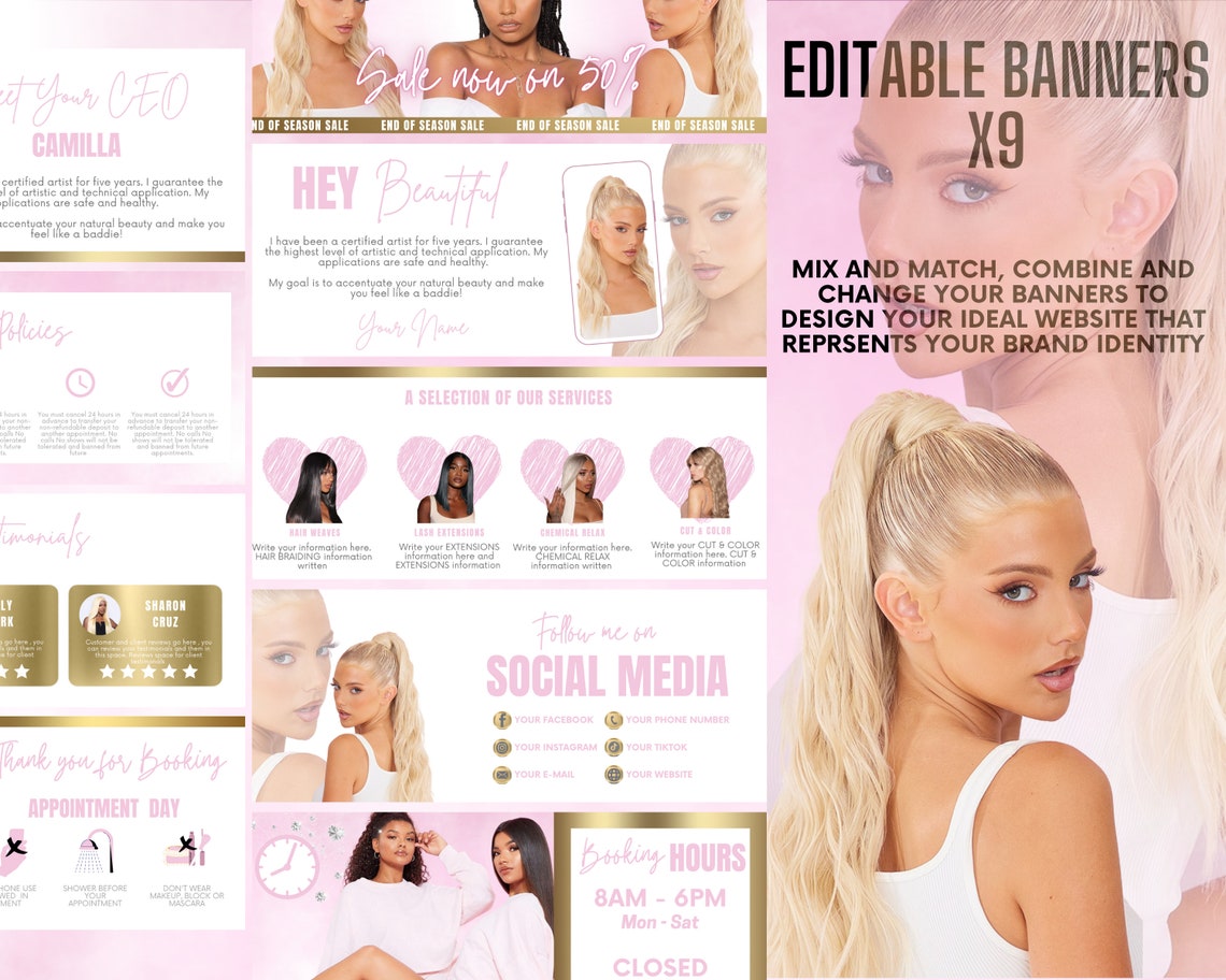 Acuity Site Design, Acuity Scheduling Template, Acuity Site Template ...