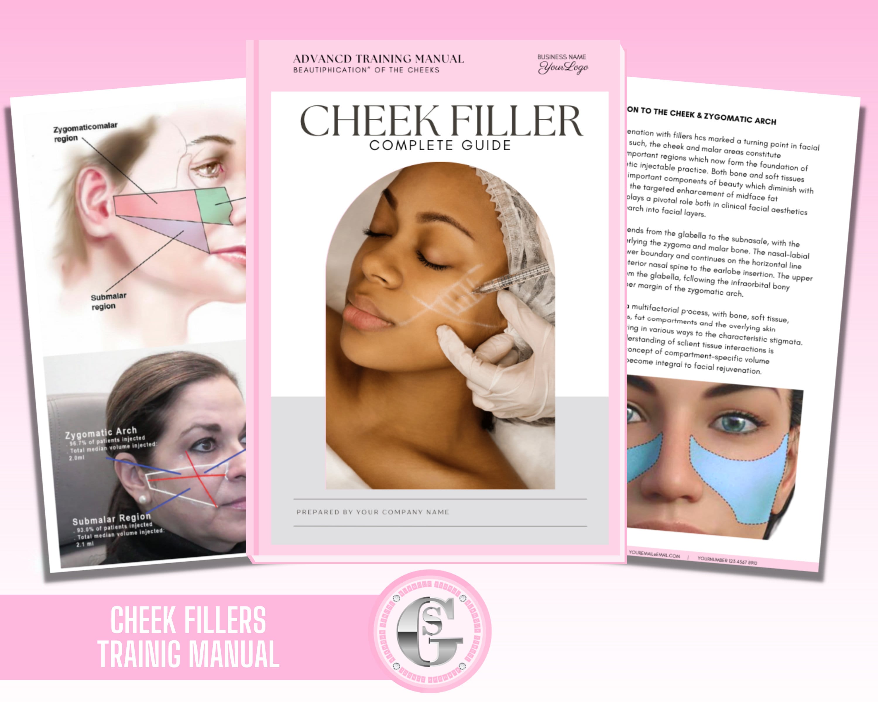 Cheek Fillers Training Manual, Aesthetics Manual, Nurse Injector ...