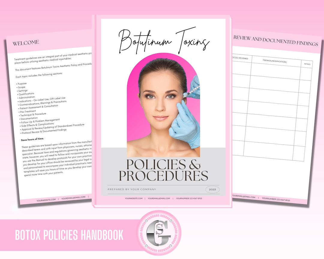 Botox Policies And Procedures Medspa Nurse Injector Physician