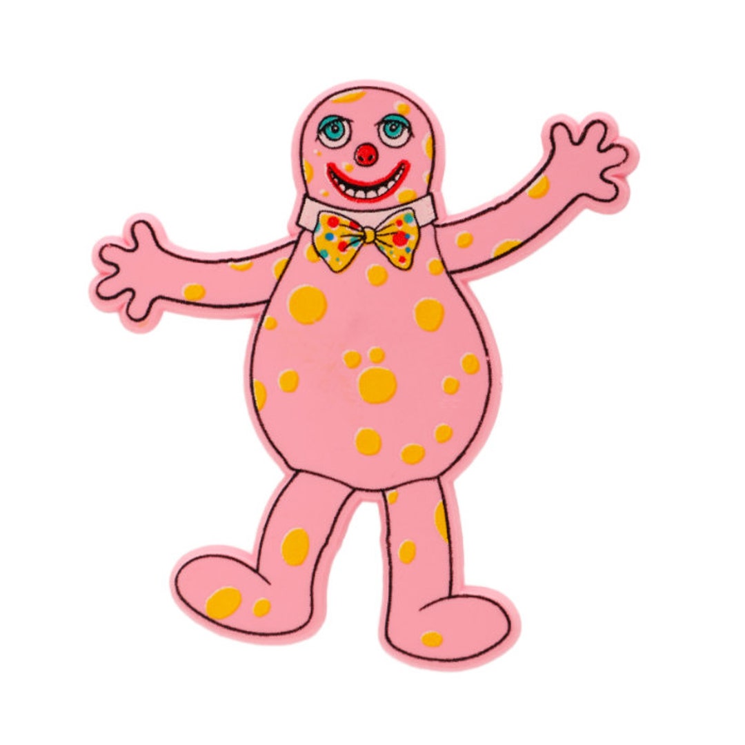 Mr Blobby Magnet Arms up Mr Blobby - Etsy