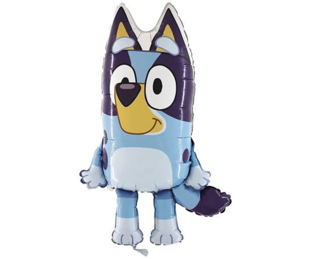 32 Inch Bluey Shaped Character Foil Balloon - Kids Party Balloons - Etsy