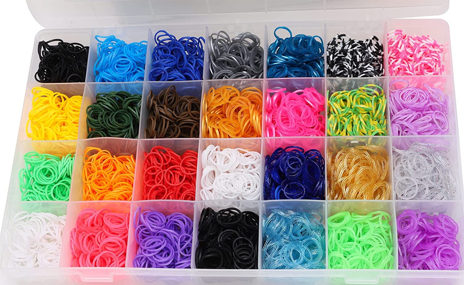 5600 Piece Colourful Loom Band DIY Kit Loom Board S Clips & - Etsy
