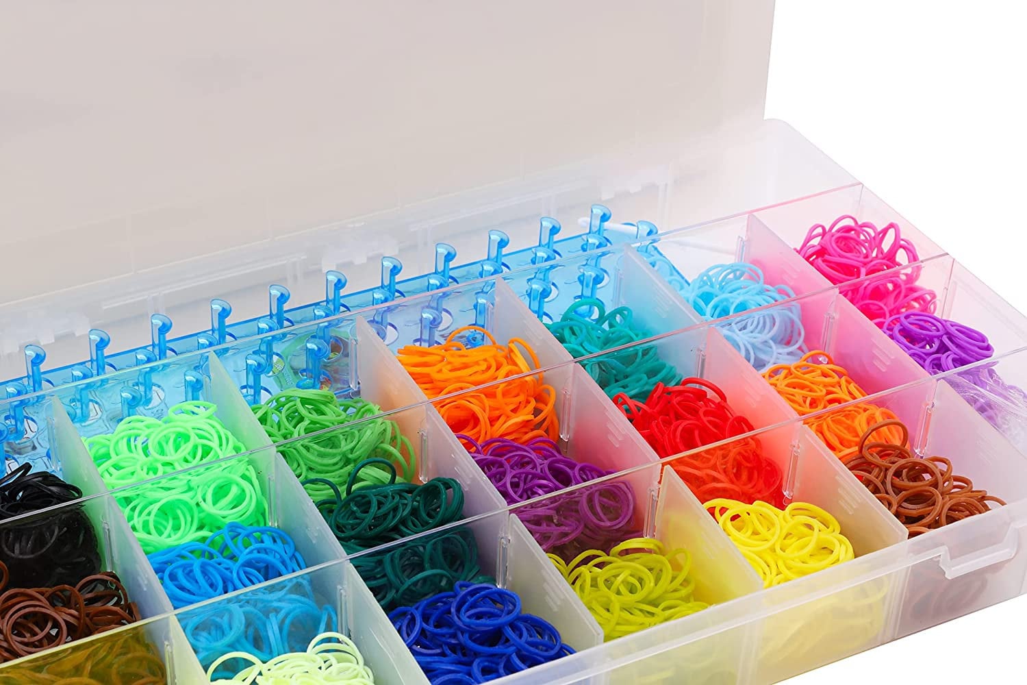 Complete Loom Band Set With Storage Tub 2000 Mixed Loom - Etsy