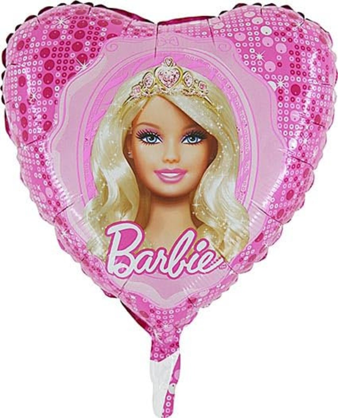 18 Inch Barbie Wearing Tiara Heart Shaped Character Foil Balloon - Etsy
