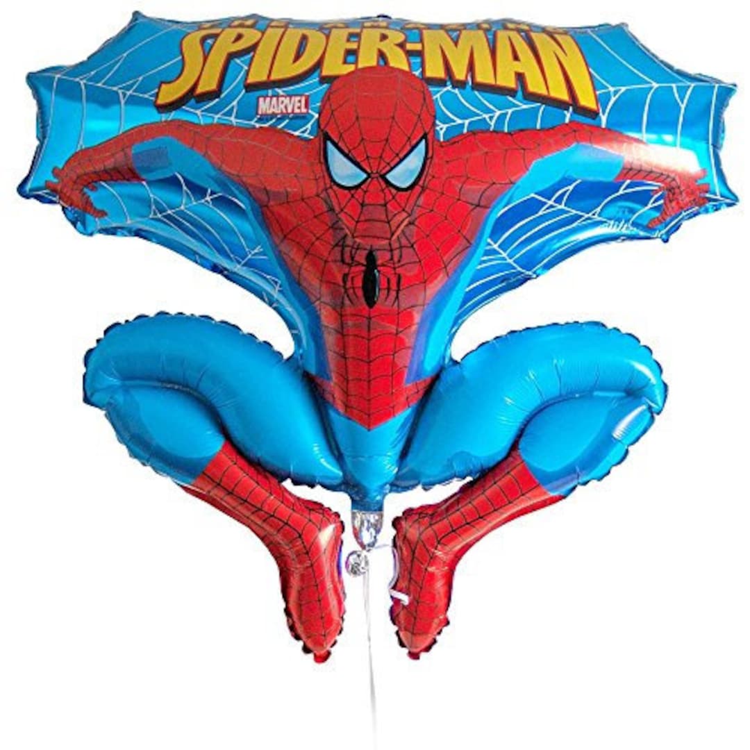 31 Inch Spider Man Jumping Shaped Character Foil Balloons - Etsy