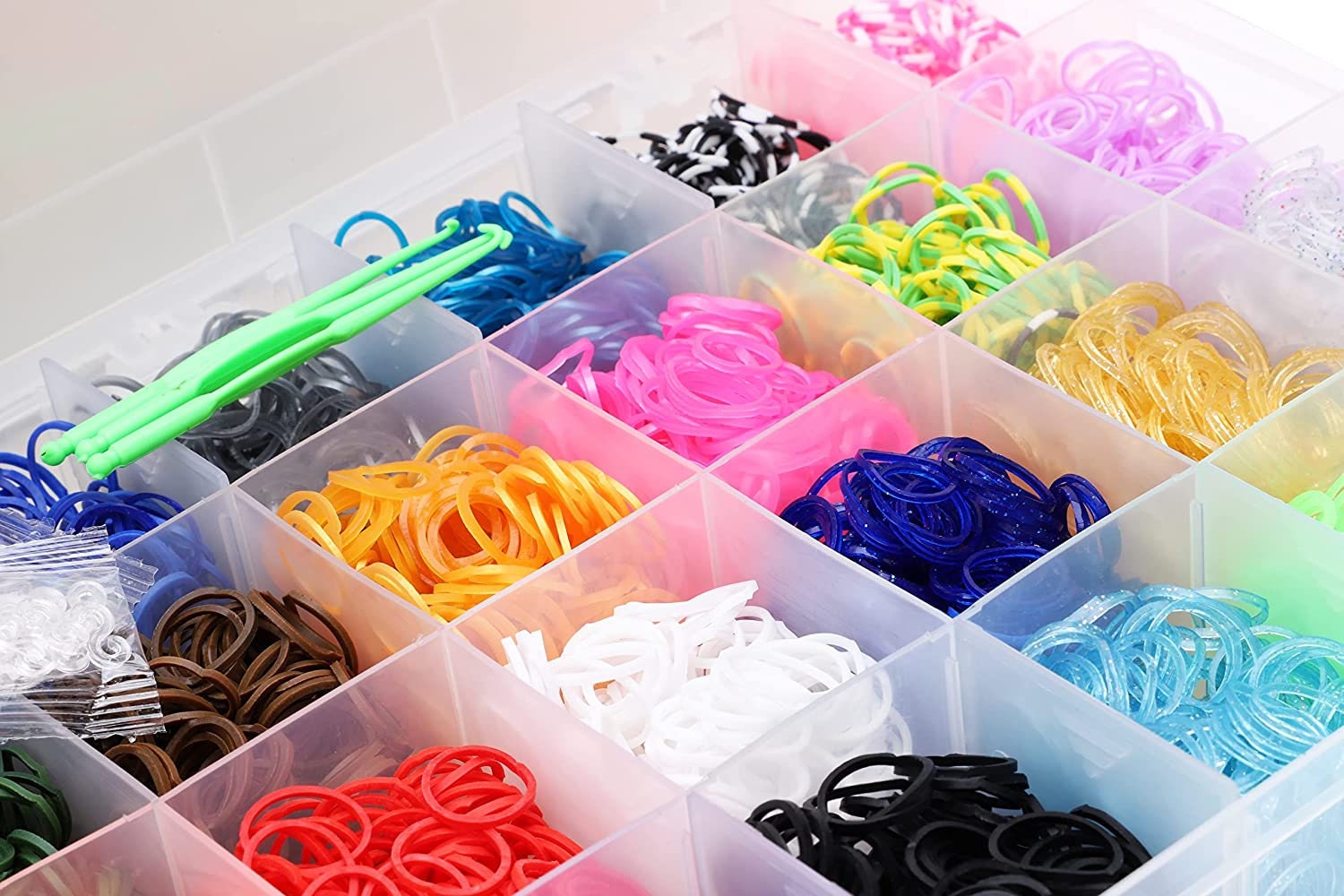5600 Piece Colourful Loom Band DIY Kit Loom Board S Clips & - Etsy