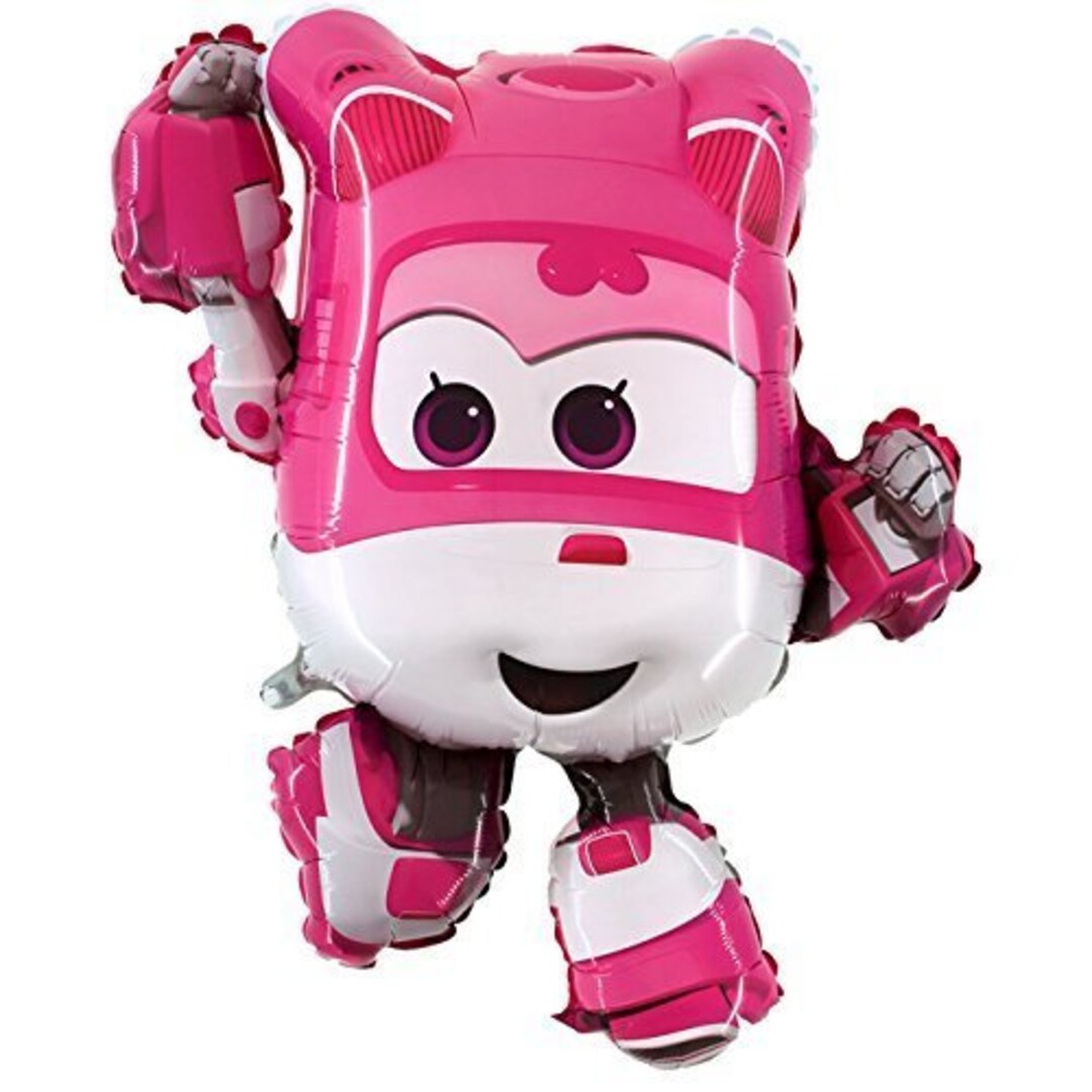 34" Dizzy the Pink Super Wings Foil Balloon - Birthday Party Balloons ...