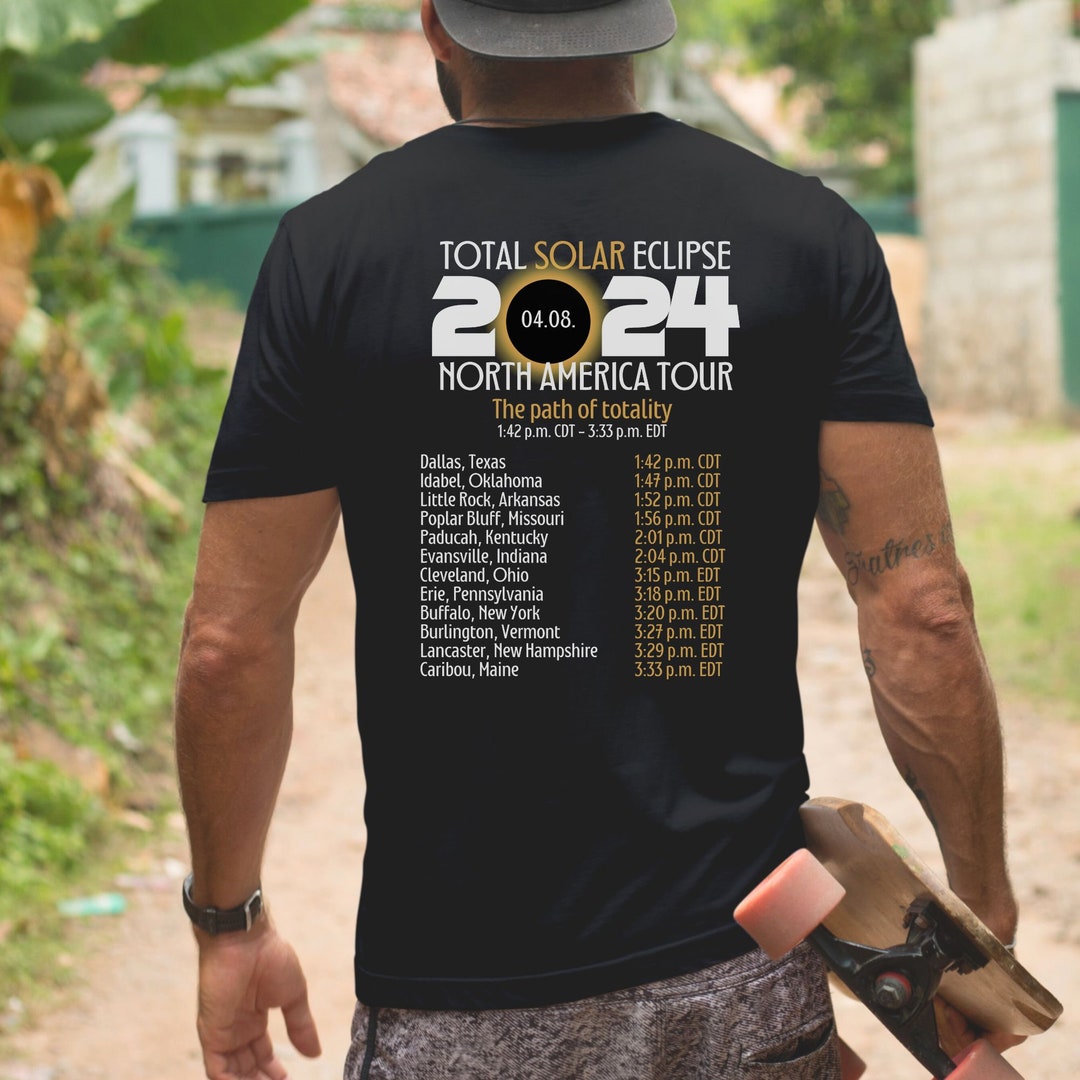 Eclipse Hoodie Total Solar Eclipse Shirt April 8th 2024 Custom State ...
