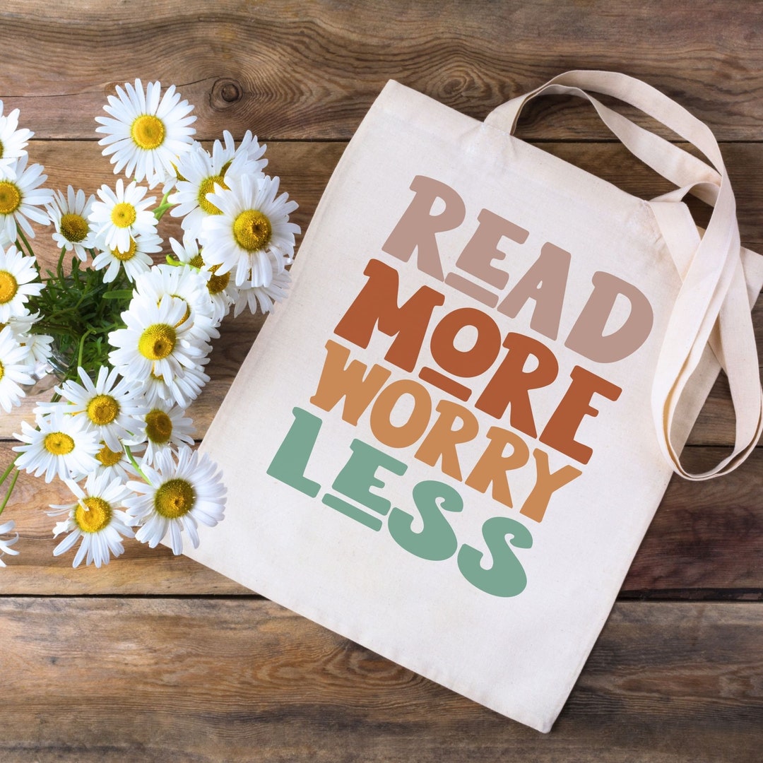 For Book Person Gift Read More Books Bag Reading Tote Bag Book Lovers ...