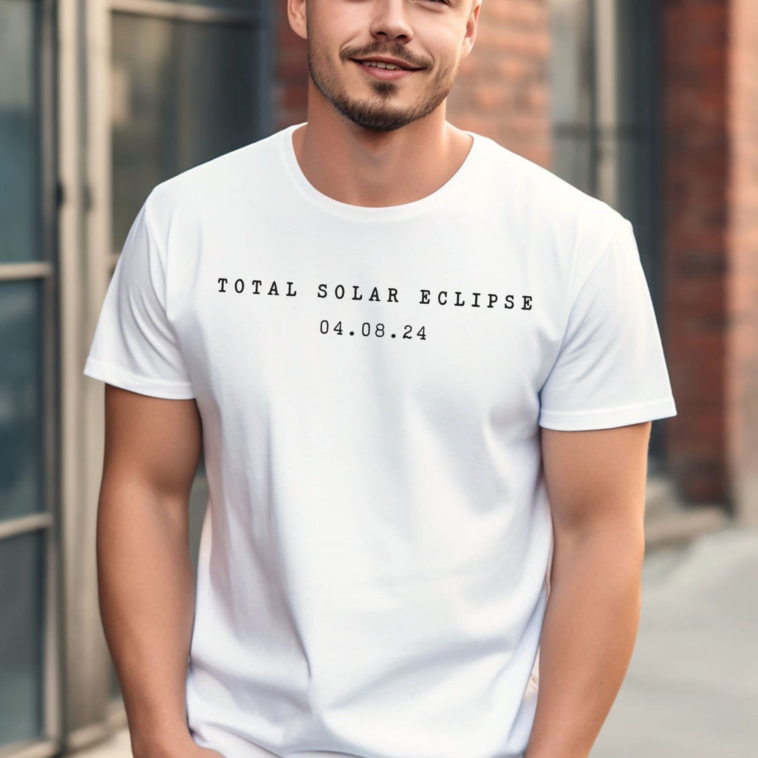 Total Solar Eclipse Shirt April 8th 2024 Minimalist Sun - Etsy