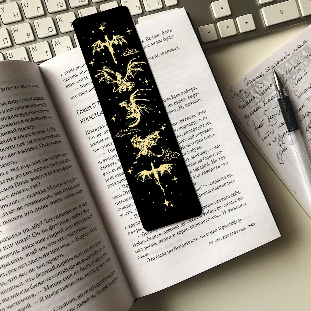 Fantasy Dragon Bookmarks Dragon Rider Quadrant Bookmark Booktok Fantasy ...