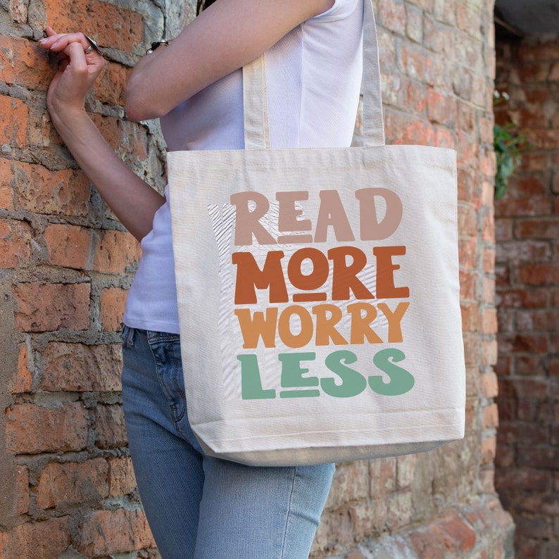 For Book Person Gift Read More Books Bag Reading Tote Bag Book Lovers ...