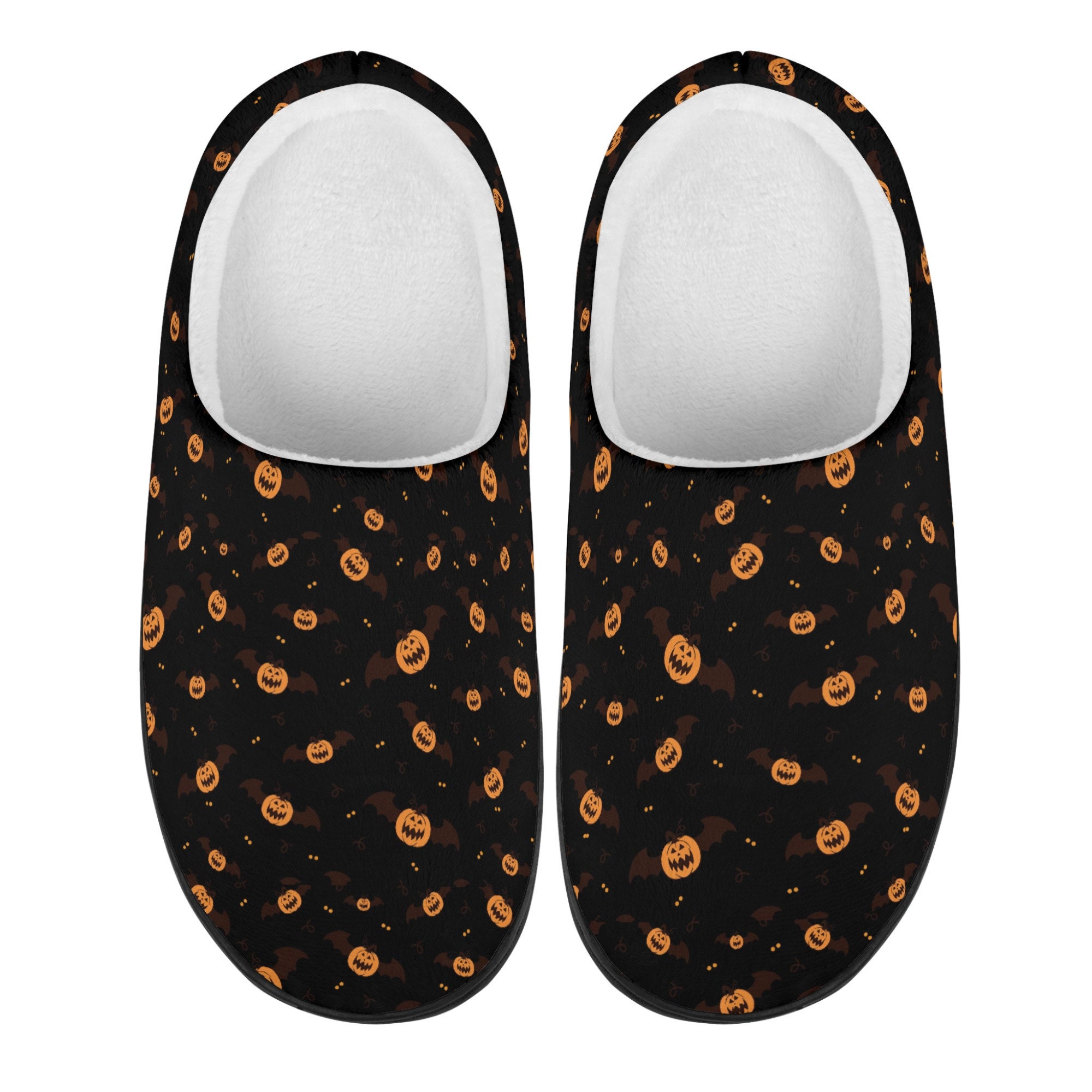 Halloween Slipper Jackolantern Slipper Halloween Gift Cute - Etsy