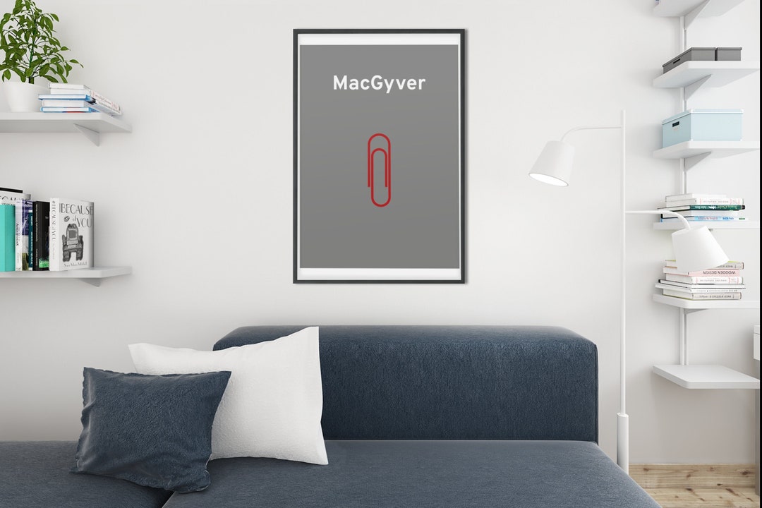 Macgyver - TV Series Poster - Minimalist - Etsy