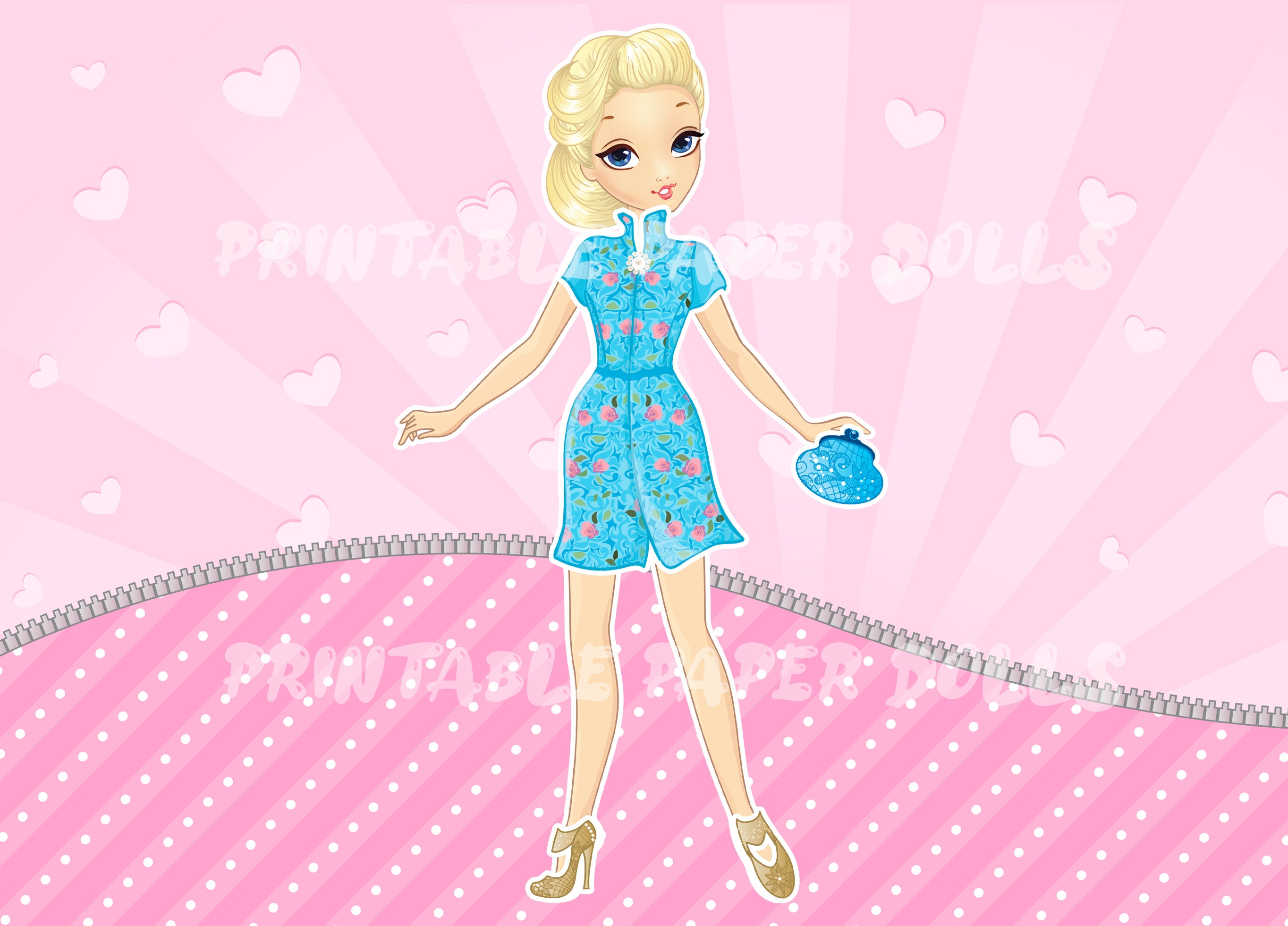 Dress up Paper Dolls With Modern Clothing Accessories | Fun and Easy ...