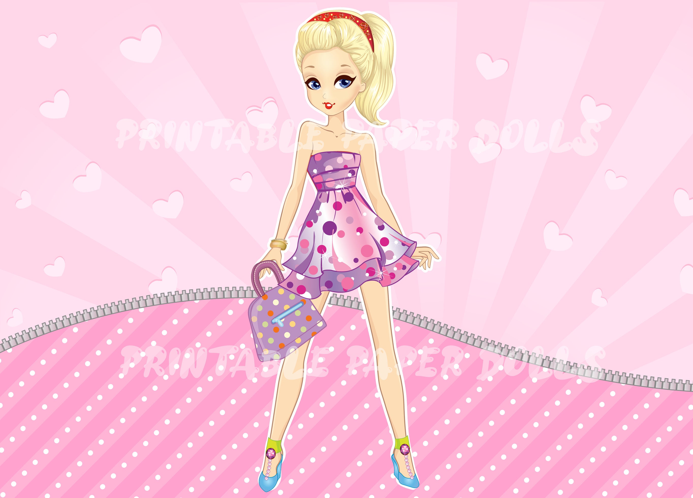 Dress up Paper Dolls With Modern Clothing Accessories | Fun and Easy ...