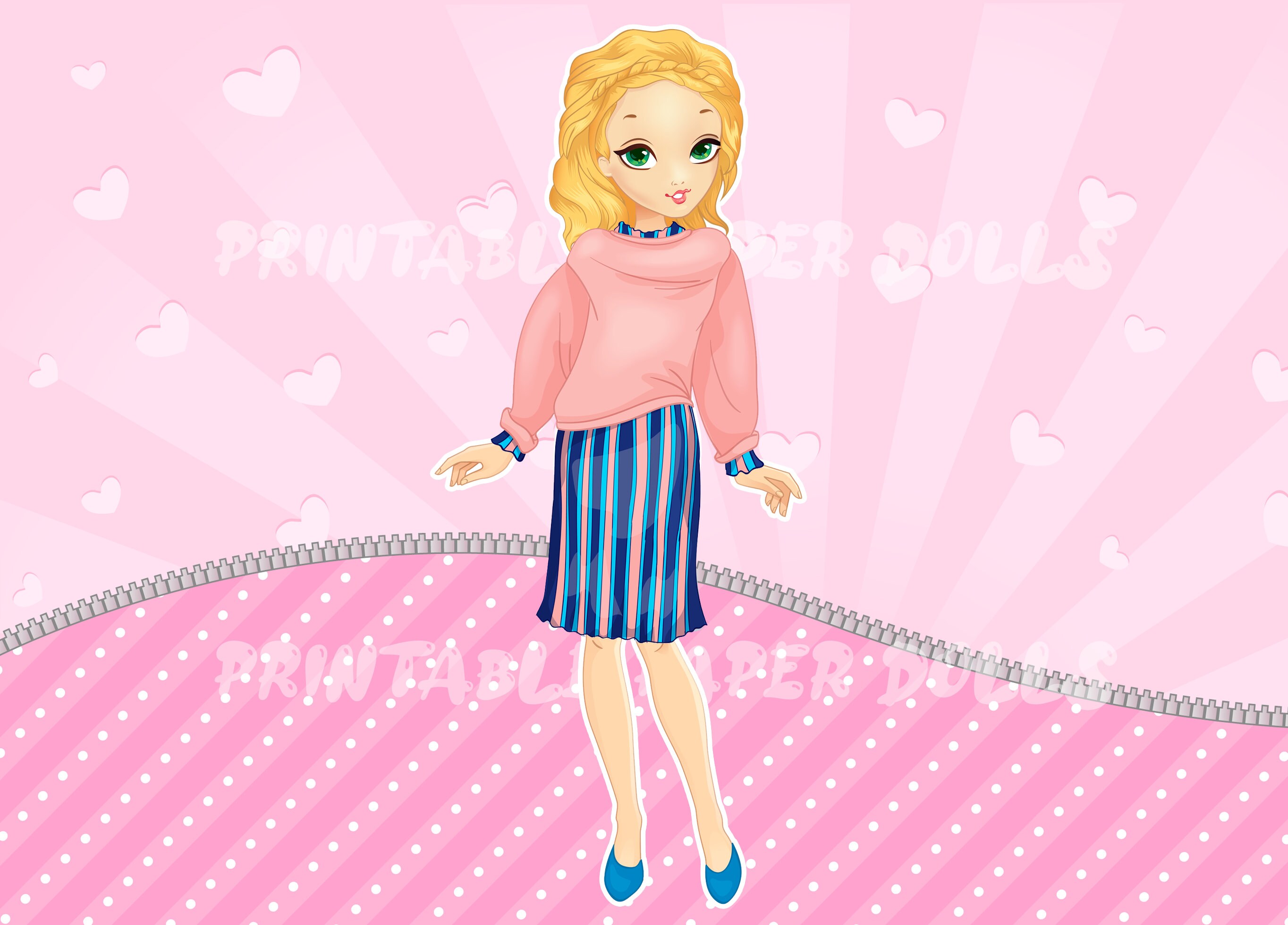 Dress up Paper Dolls With Modern Clothing Accessories | Fun and Easy ...