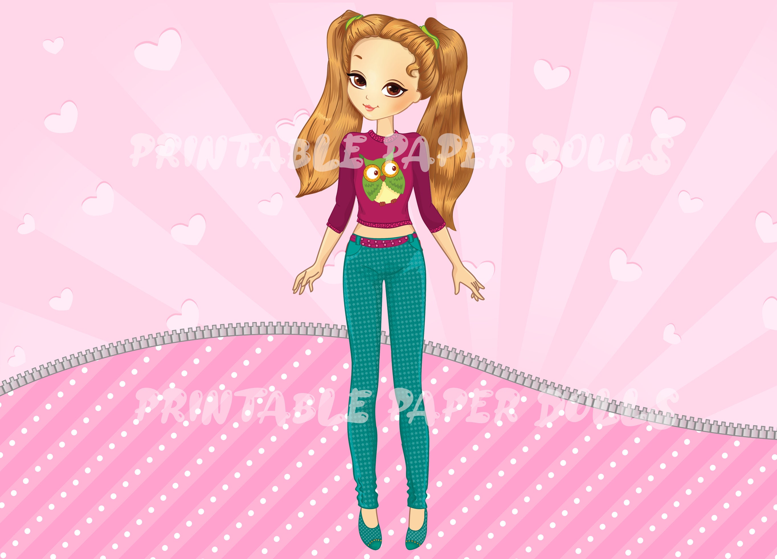 Dress up Paper Dolls With Modern Clothing Accessories | Fun and Easy ...