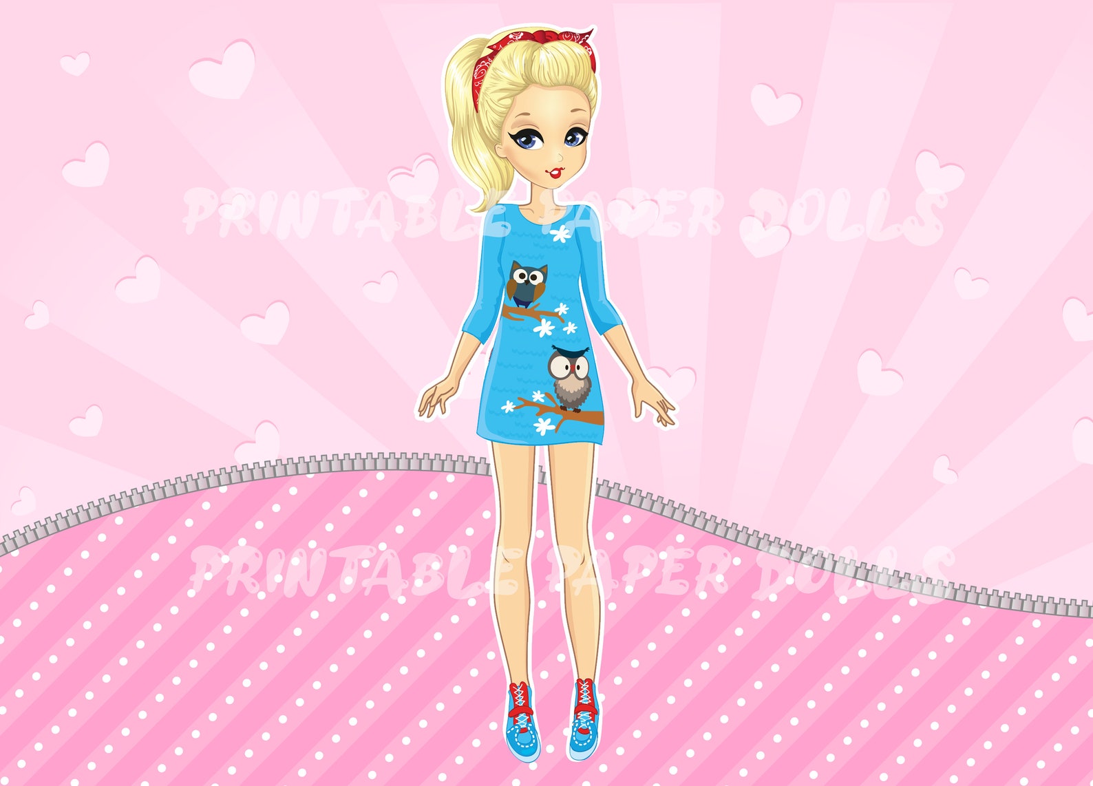 Dress up Paper Dolls With Modern Clothing Accessories | Fun and Easy ...