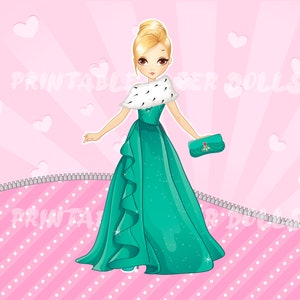 Dress up Paper Dolls With Modern Clothing Accessories Fun - Etsy