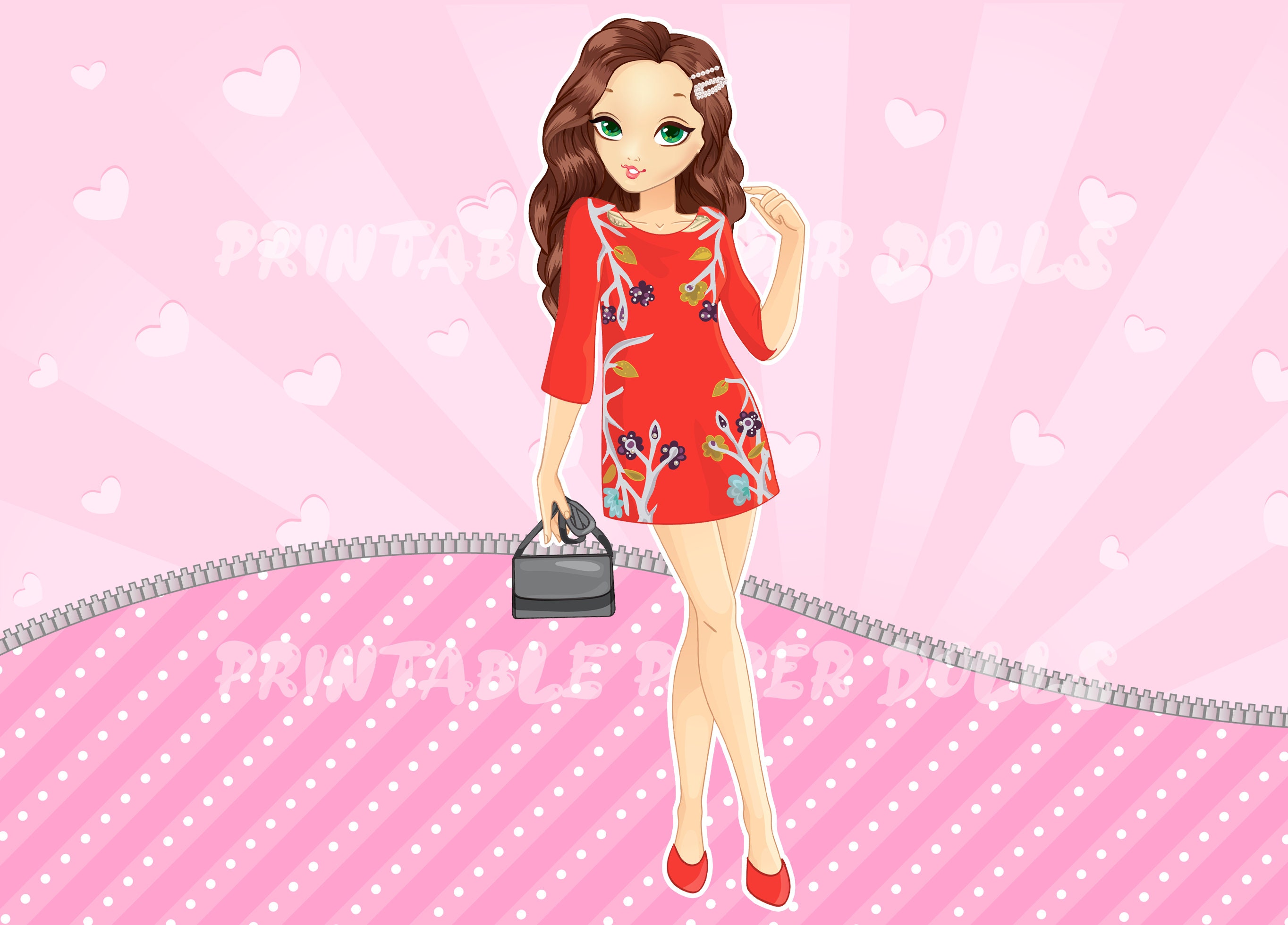 Dress up Paper Dolls With Modern Clothing Accessories | Fun and Easy ...