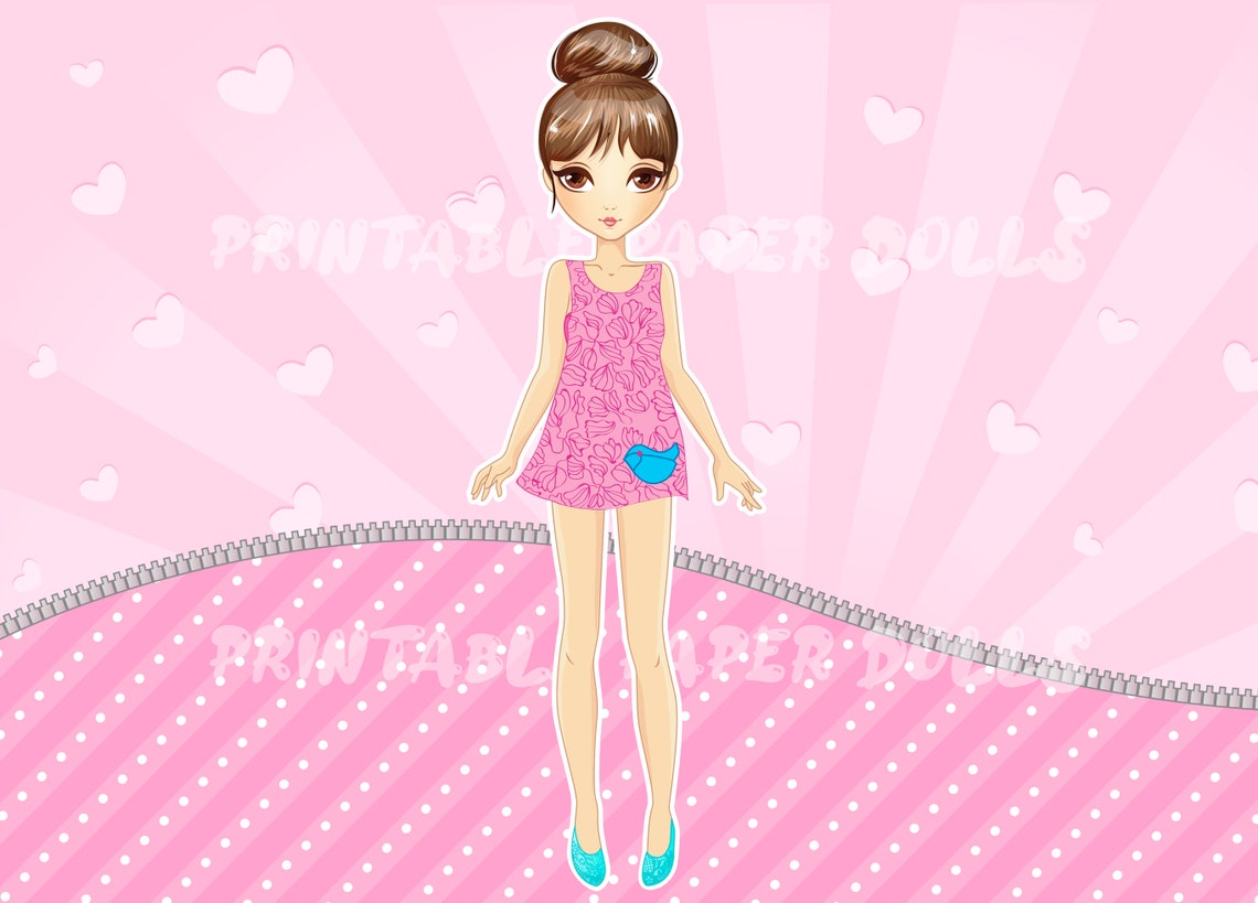 Dress up Paper Dolls With Modern Clothing Accessories | Fun and Easy ...