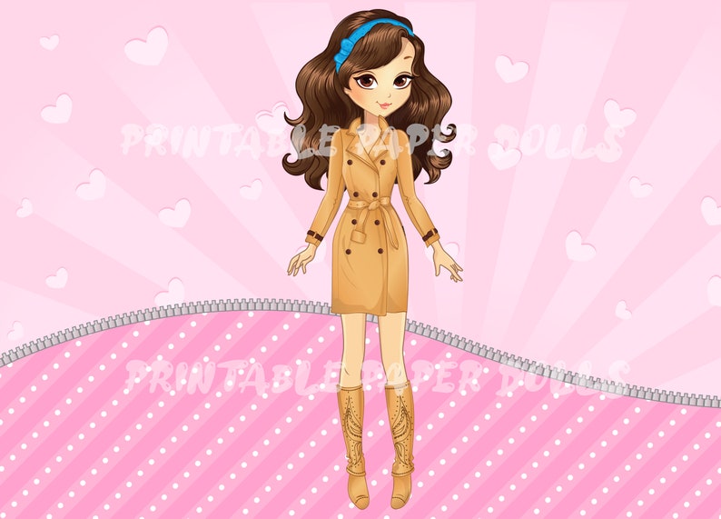 Dress up Paper Dolls With Modern Clothing Accessories | Fun and Easy ...