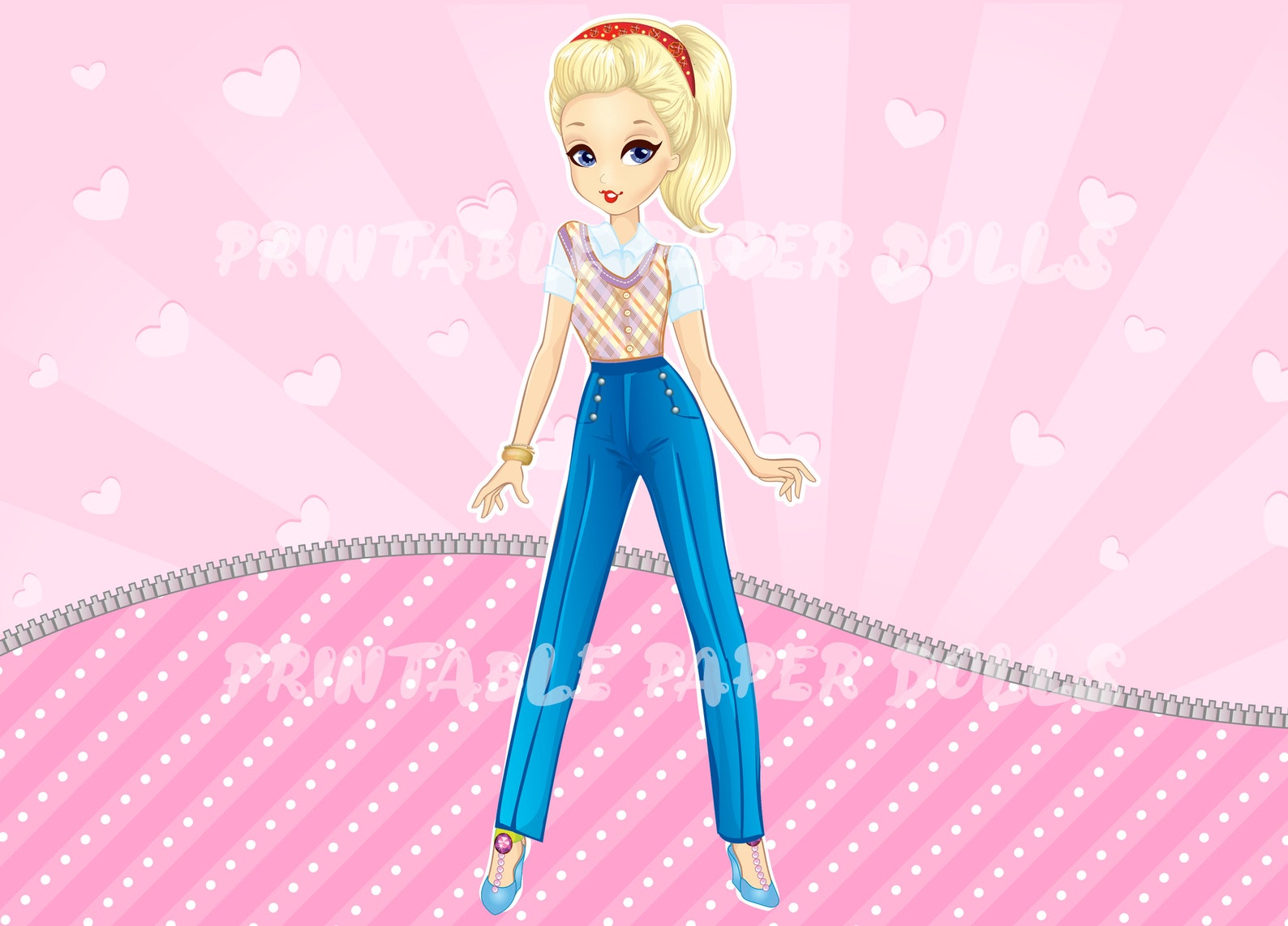 Dress up Paper Dolls With Modern Clothing Accessories | Fun and Easy ...