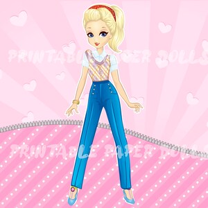 Dress up Paper Dolls With Modern Clothing Accessories | Fun and Easy ...