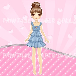 Dress up Paper Dolls With Modern Clothing Accessories | Fun and Easy ...