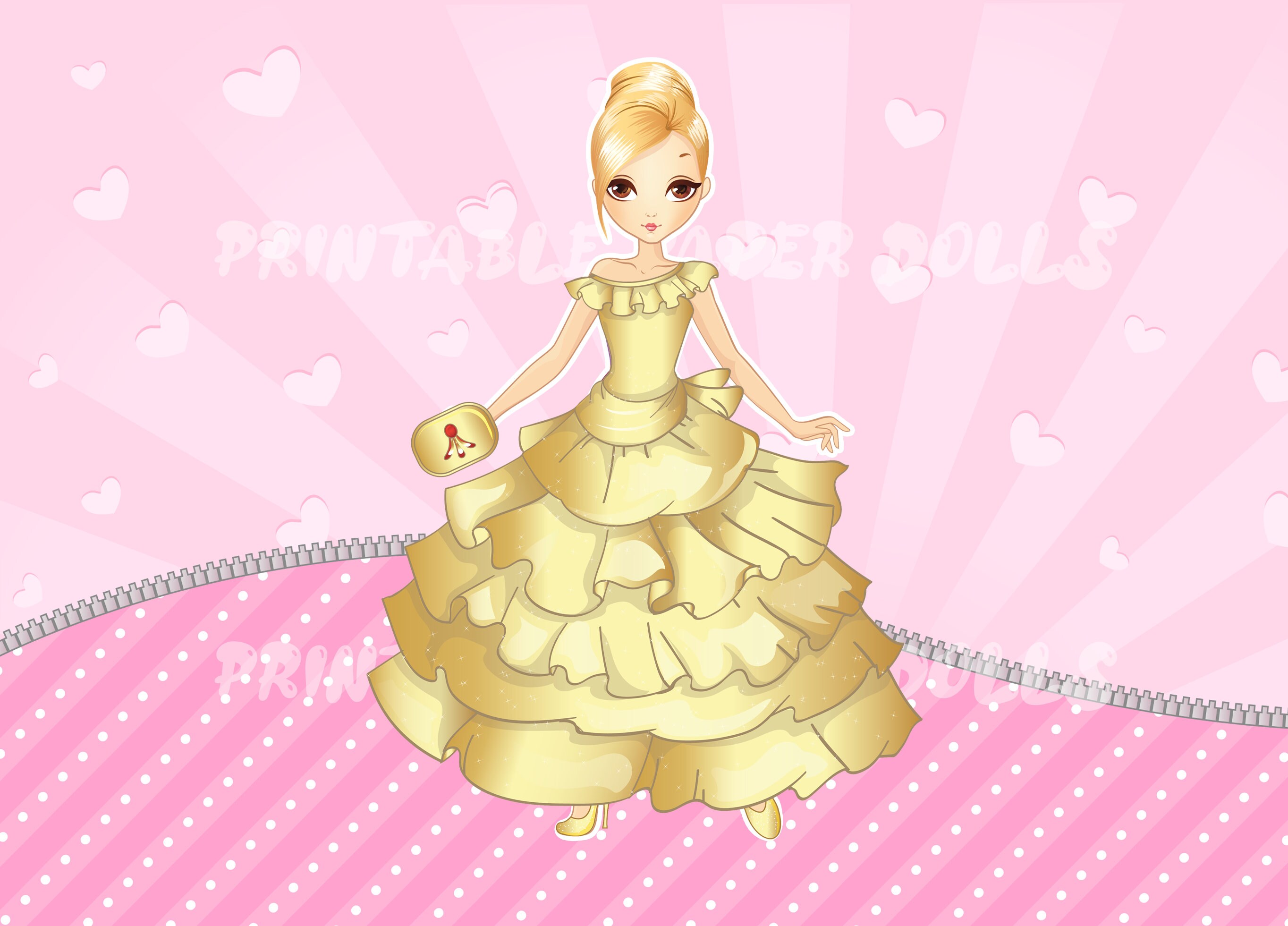 Dress up Paper Dolls With Modern Clothing Accessories | Fun and Easy ...