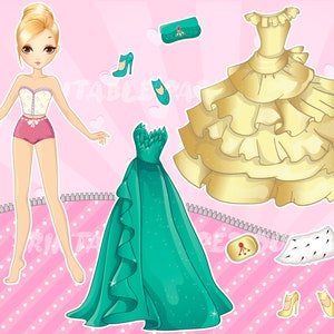 Dress up Paper Dolls With Modern Clothing Accessories | Fun and Easy ...