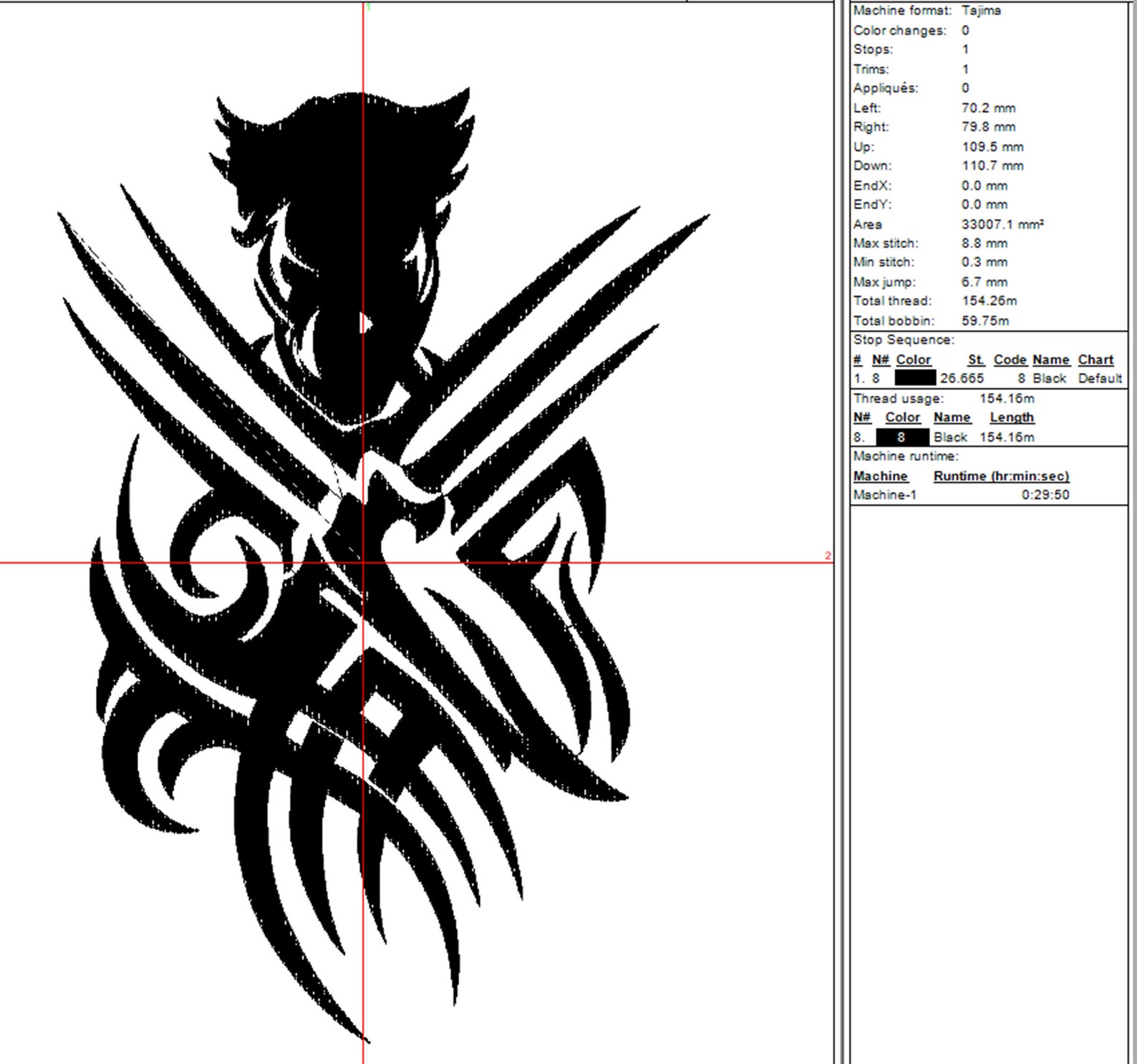 Wolverine, Anime Machine Embroidery Design, Instant Download With 5 ...