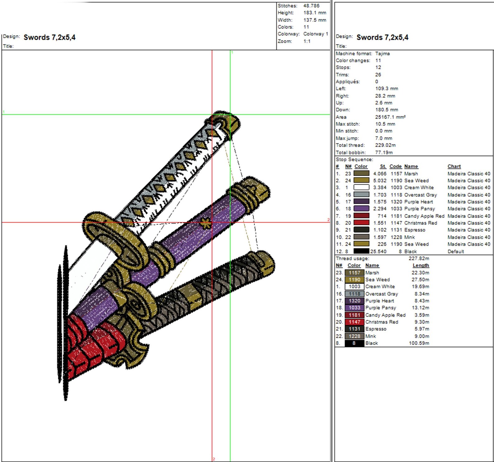 Swords, Anime Machine Embroidery Design, Instant Download With 6 Sizes ...