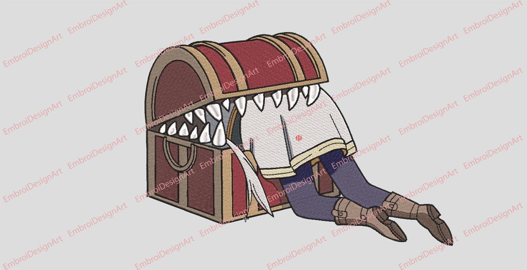 Inspired Anime Machine Embroidery Design, Instant Download With 4 Sizes ...