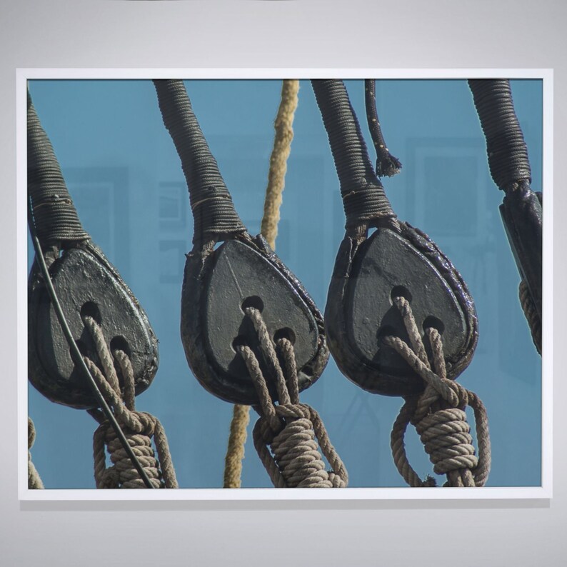 Mooring Line Print, Nautical Wall Decor, Printable Wall Art Prints ...