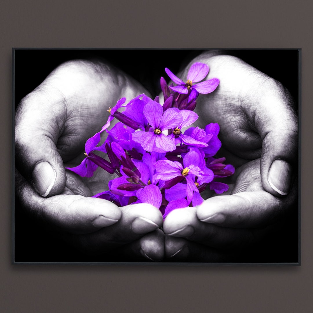 Flower Print, Wall Decor, Printable Wall Art, Botanical Print, Flower ...