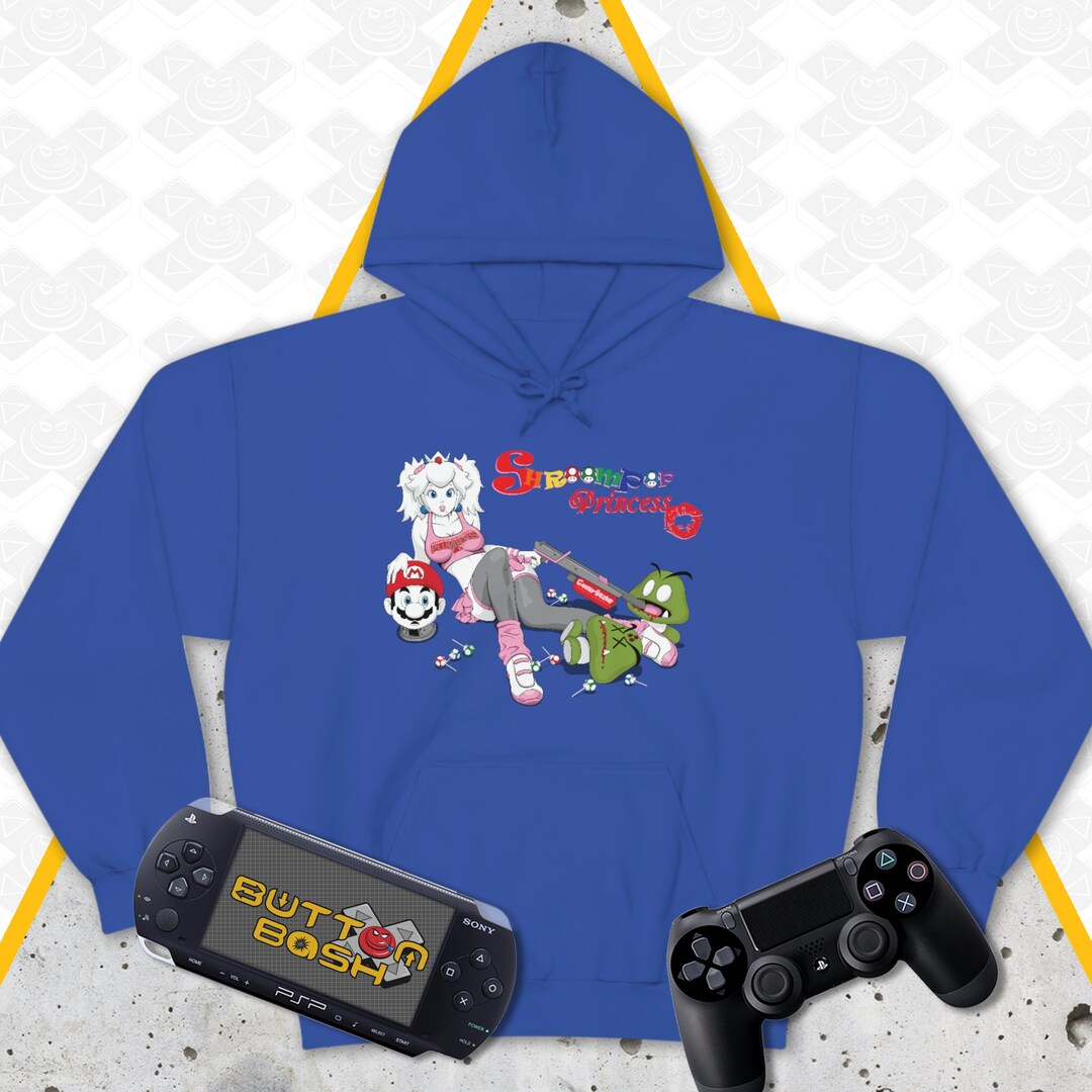 Shroom Pop Princess Hoody Princess Peach Gamer Hoody - Etsy