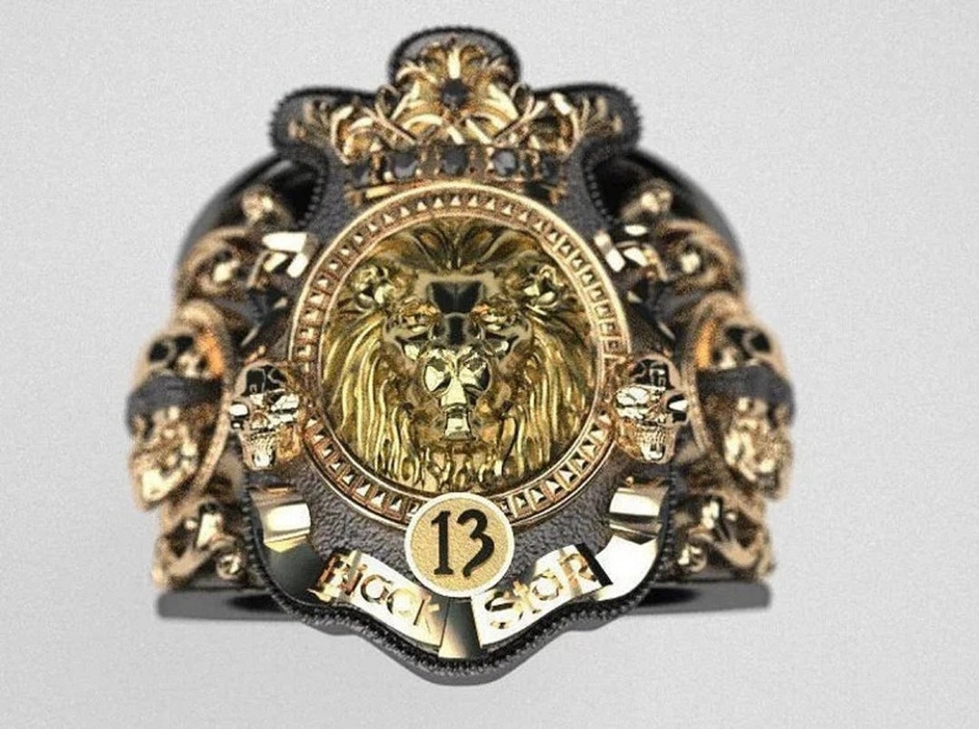 Lion King Sterling Silver Ring, Mens Ring for Husband, Leo Zodiac Sign ...