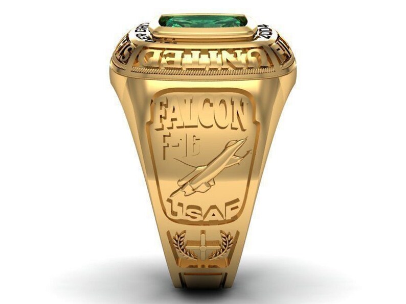 US Army Ring Personalized Signet Ring Custom Engraved Ring - Etsy