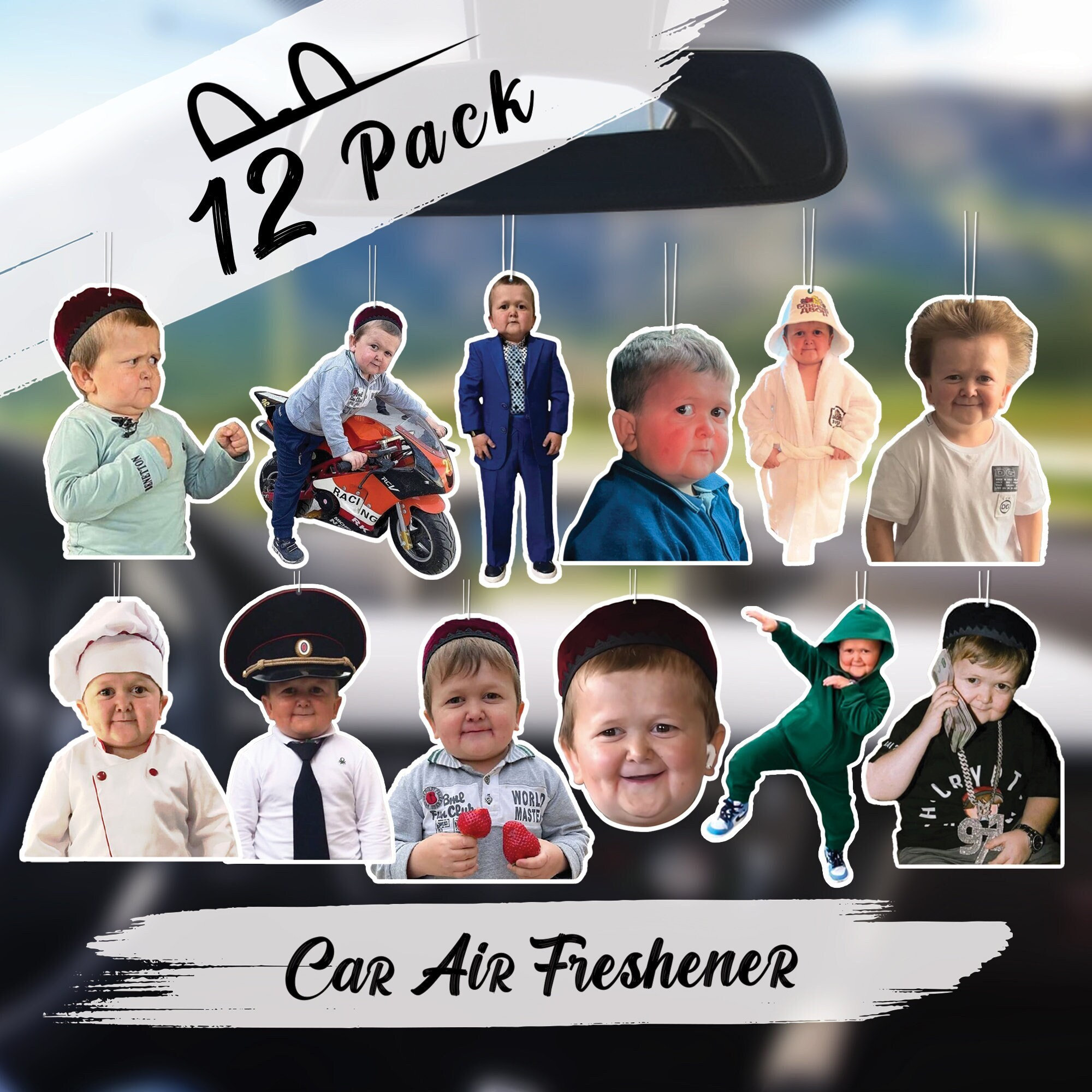 Hasbulla Car Air Freshener 12 PACK - Etsy UK