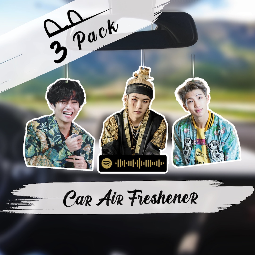 BTS Car Air Freshener 3 PACK - Etsy